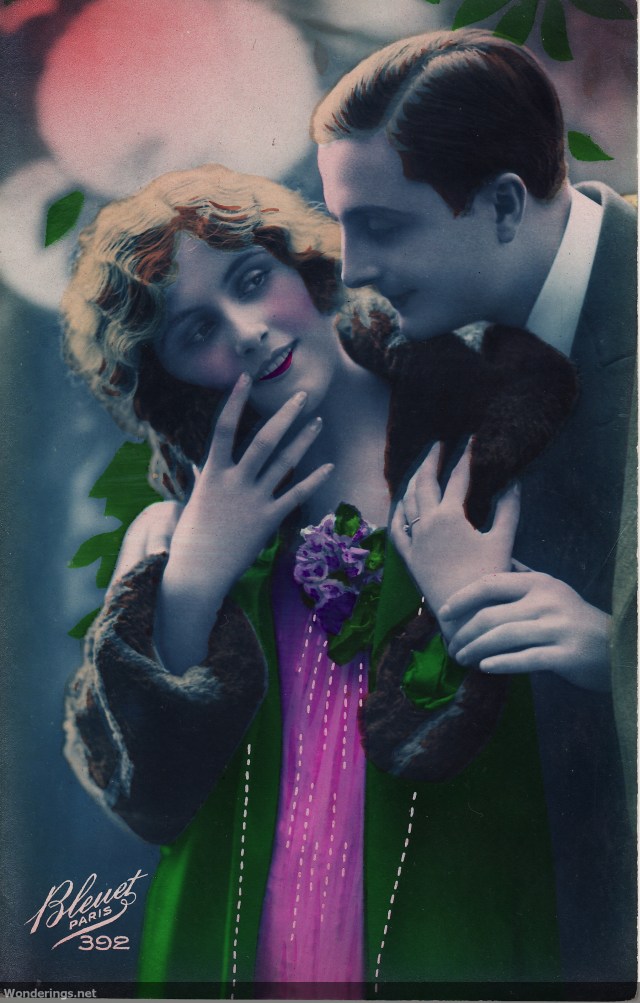 1920s Colorized Romantic Postcards | Wonderings