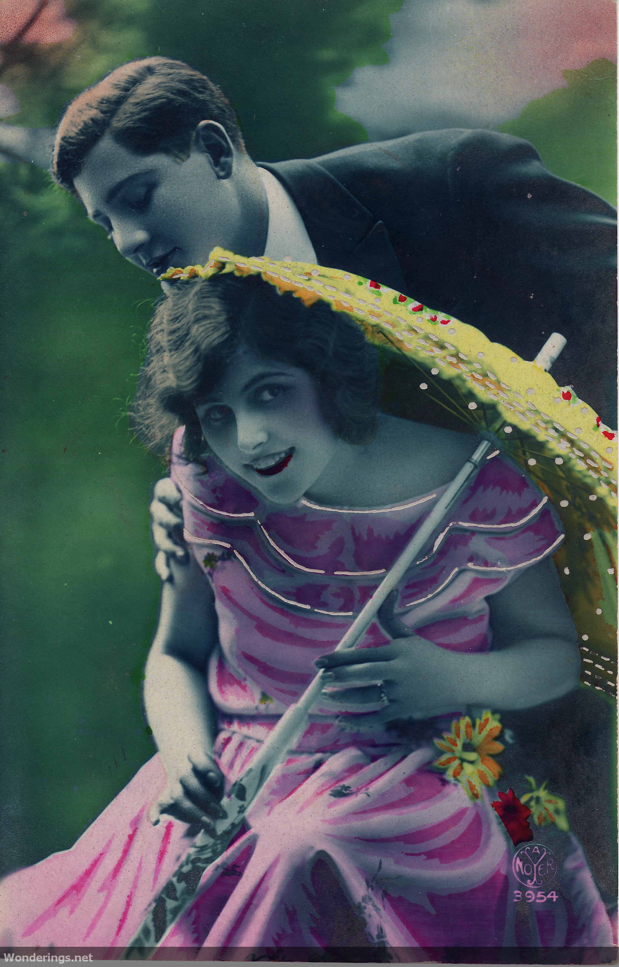 1920s Colorized Romantic Postcards | Wonderings