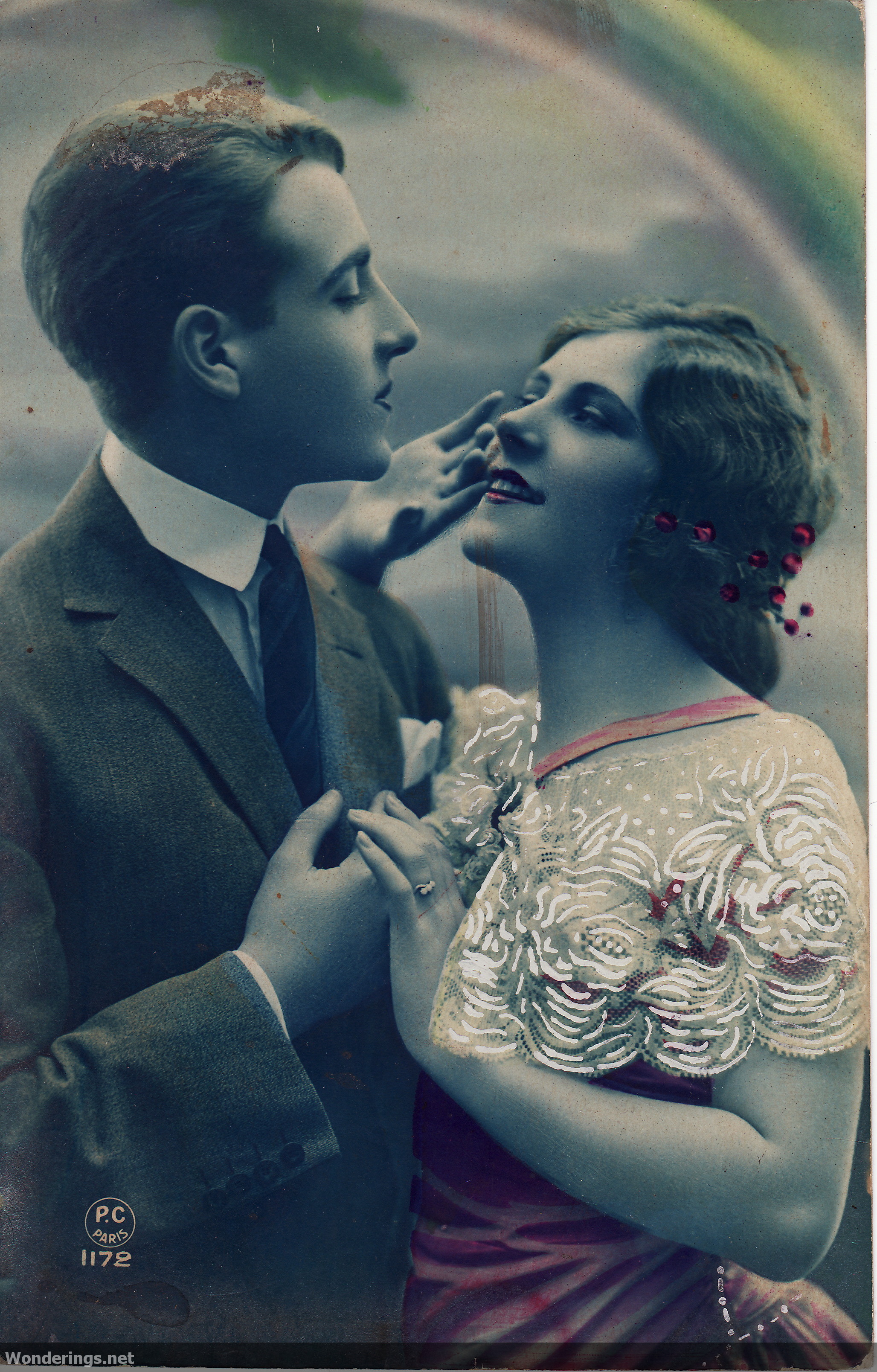 1920s Colorized Romantic Postcards | Wonderings