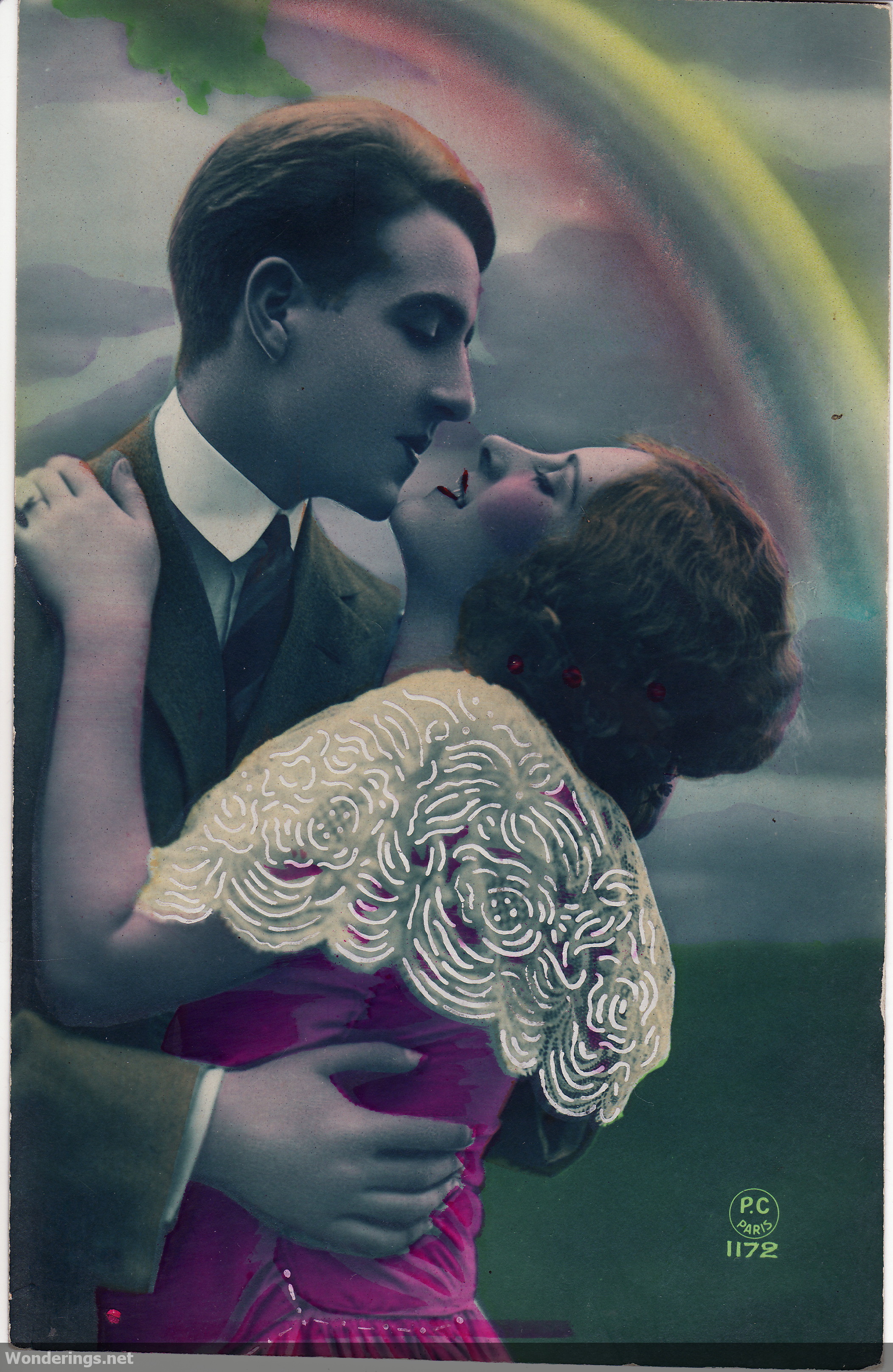 1920s Colorized Romantic Postcards | Wonderings