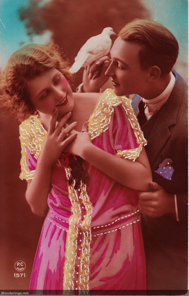 1920s Colorized Romantic Postcards | Wonderings